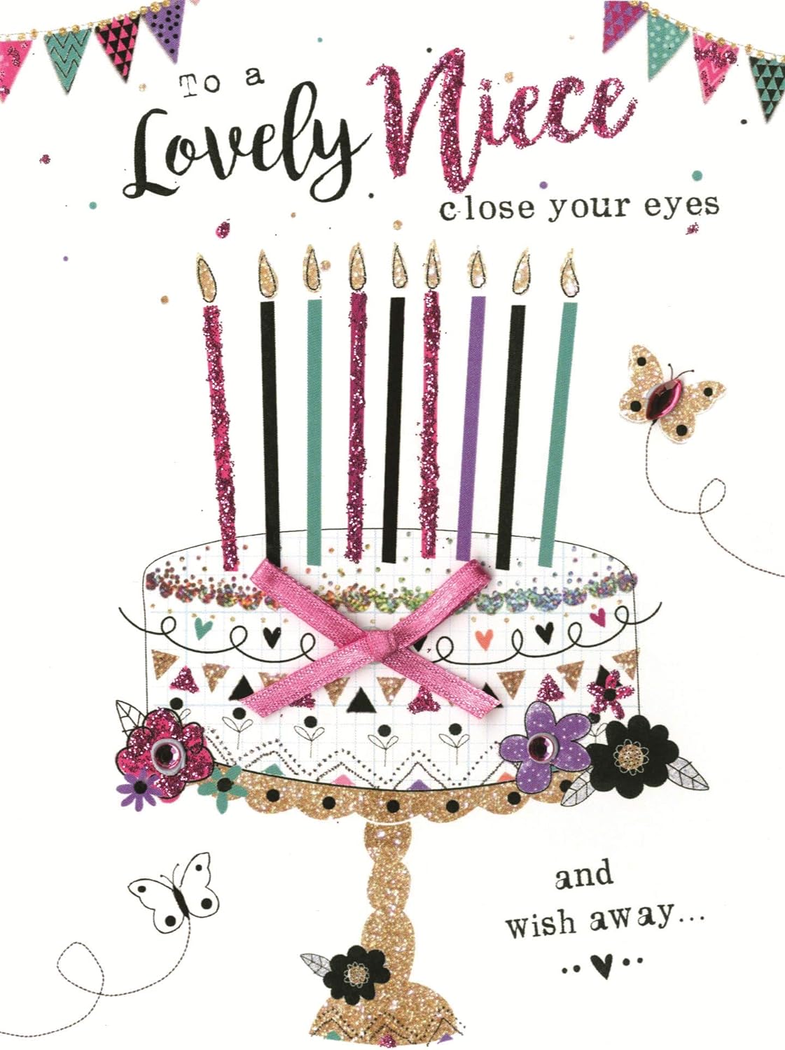 Just To Say To A Lovely Niece Birthday Greeting Card– Shop Inc