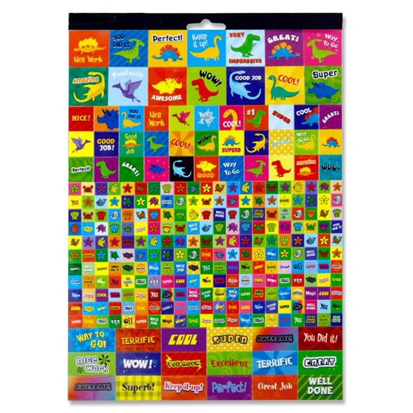 Book of 12 Sheets of 2500+ Deluxe Reward Stickers by Clever Kidz– Shop Inc