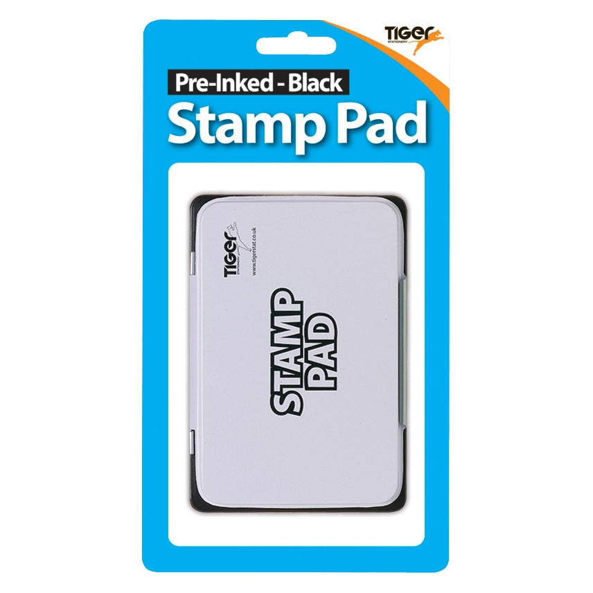 Tiger-Pre Inked Black Stamp Pad– Shop Inc
