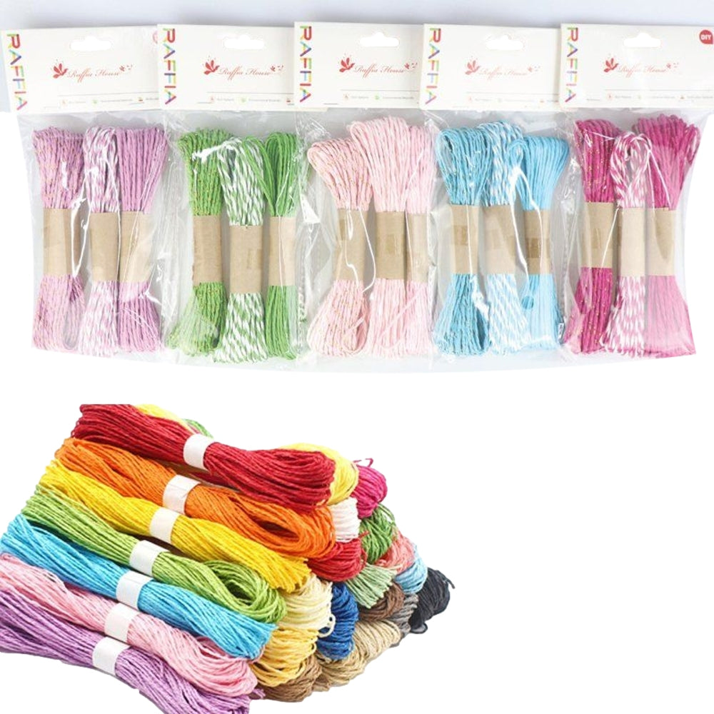 Pack of 3 10m Strand Paper Rope Reels– Shop Inc