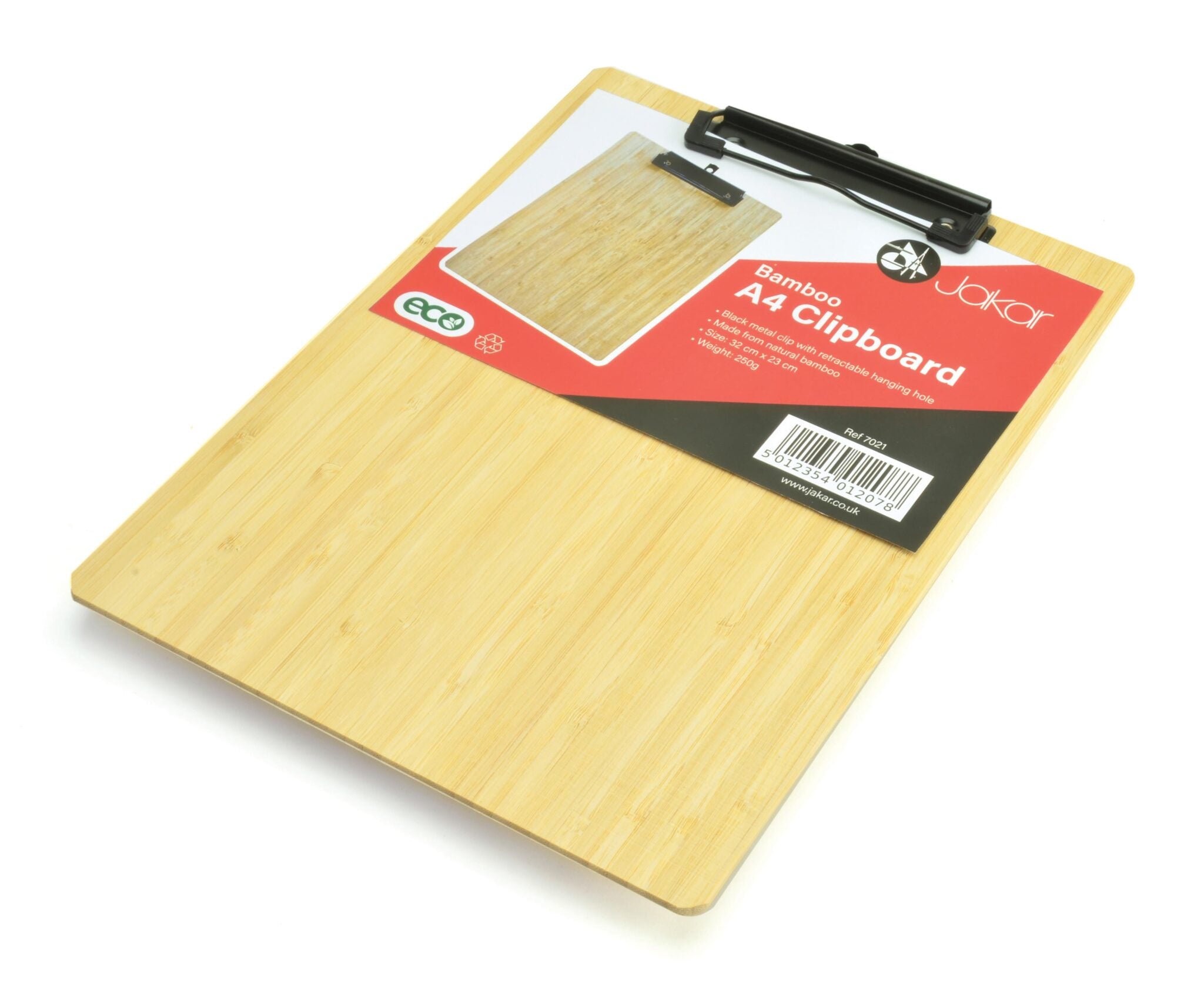 Lightweight A4 Natural Bamboo Clipboard with Black Metal Clip– Shop Inc