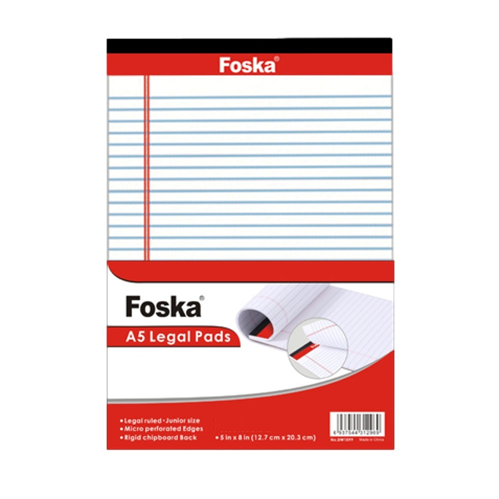 Pack of 6 A5 50 Sheets Legal Pads– Shop Inc