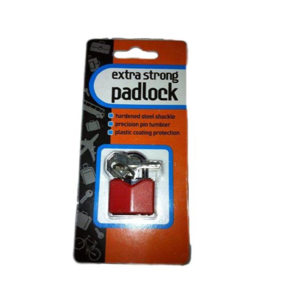 Extra Strong Pad Lock - Hardened Steel Shackle with 3 Keys– Shop Inc