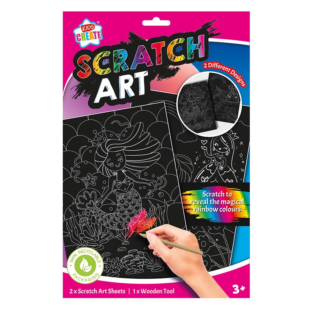 Pack of 2 Scratch Art Sheets– Shop Inc