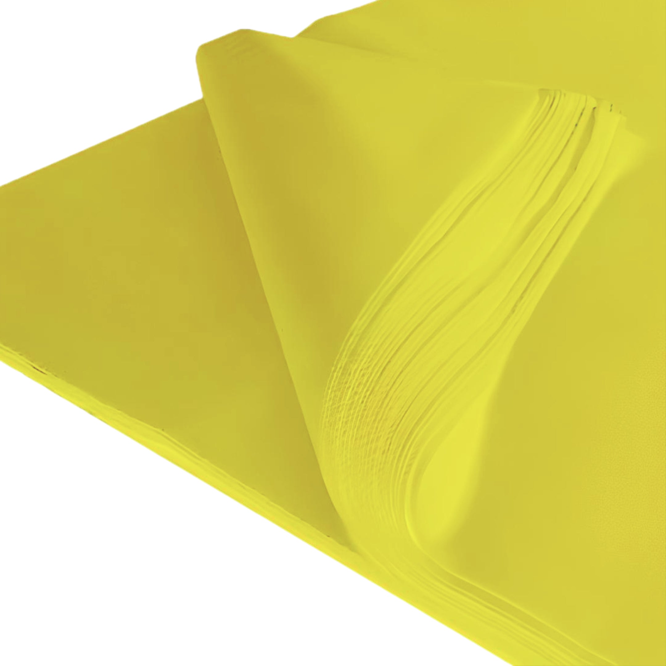 Yellow Tissue Paper 500 x 750mm 480 Sheets Per Ream - Ideal for Gift W ...