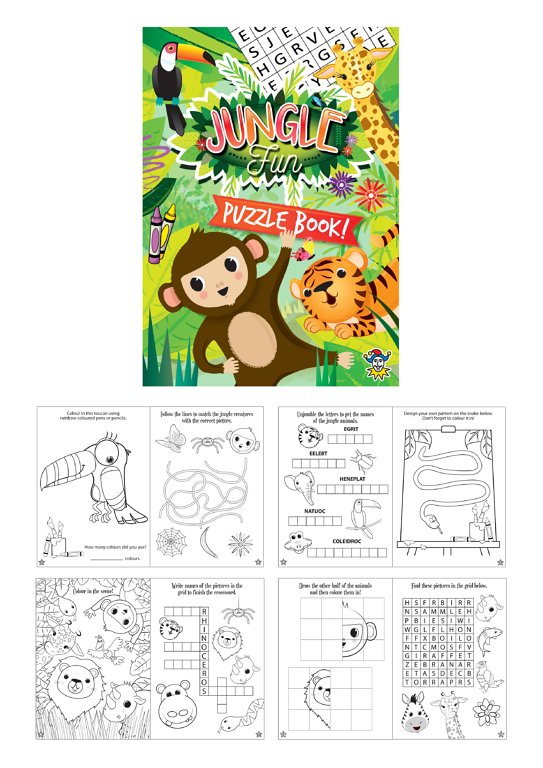 Mini Jungle Puzzle Book– Shop Inc
