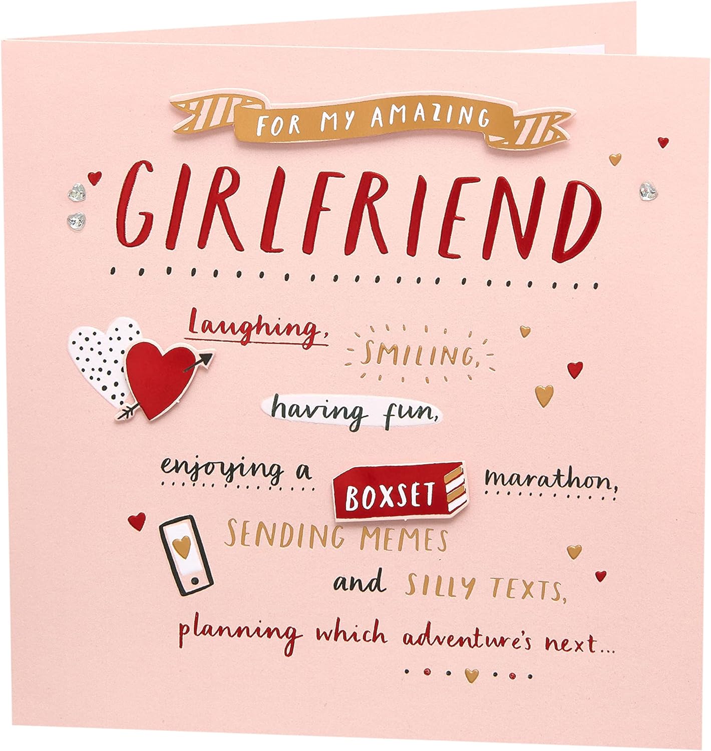 Sweet Design Girlfriend Valentine's Day Card– Shop Inc
