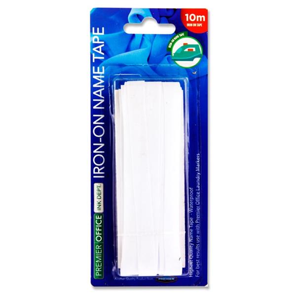 10m Iron On Name Tape by Premier Office– Shop Inc