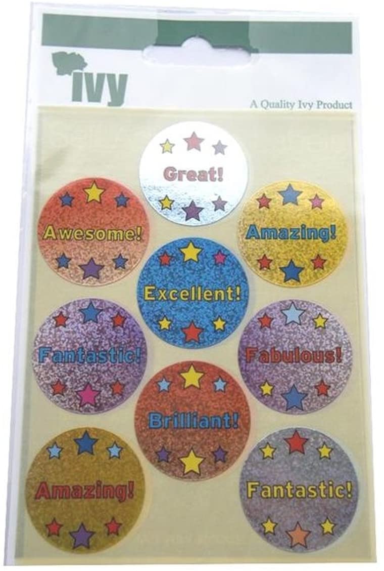 Pack of 18 Holographic Cool Labels– Shop Inc