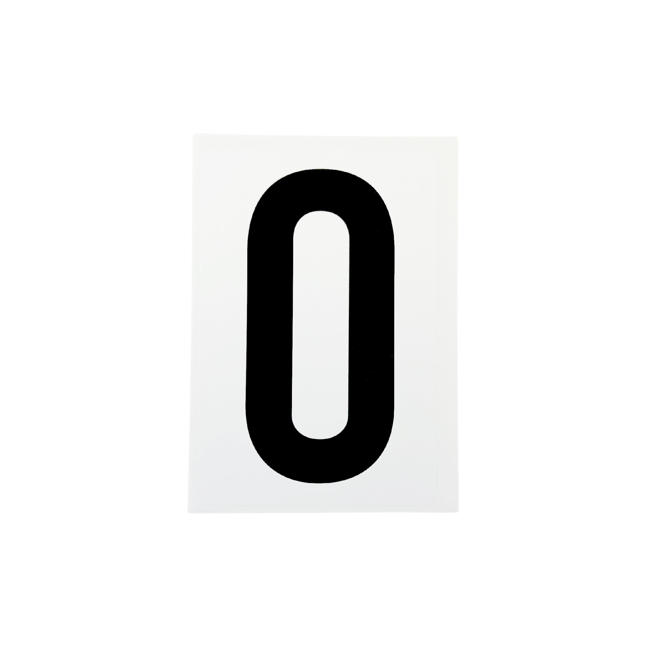 Waterproof Wheelie Bin Black Number 0 Sticker– Shop Inc
