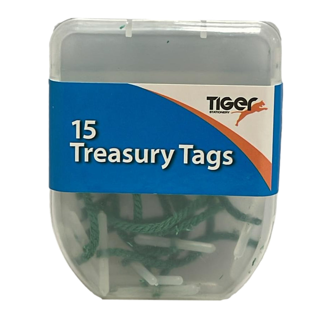 Pack of 15 Plastic Ended Treasury Tags– Shop Inc