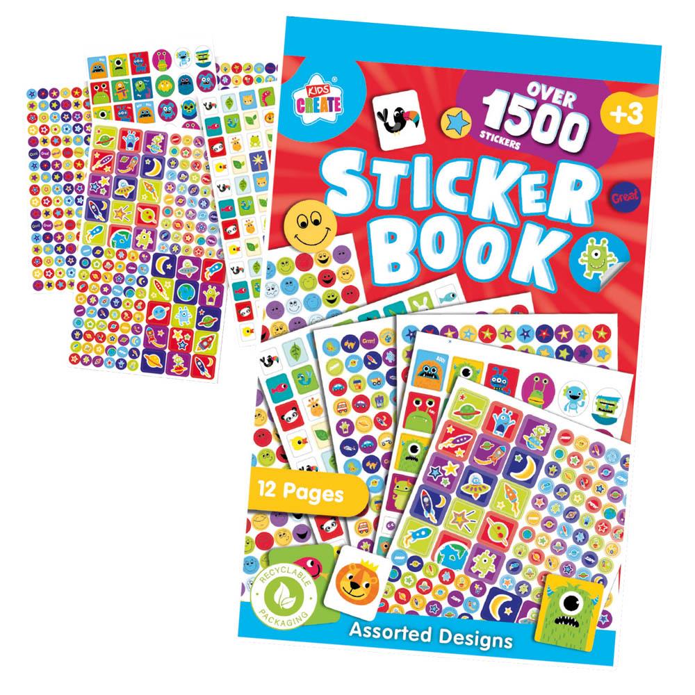 Over 1500 Stickers Book– Shop Inc