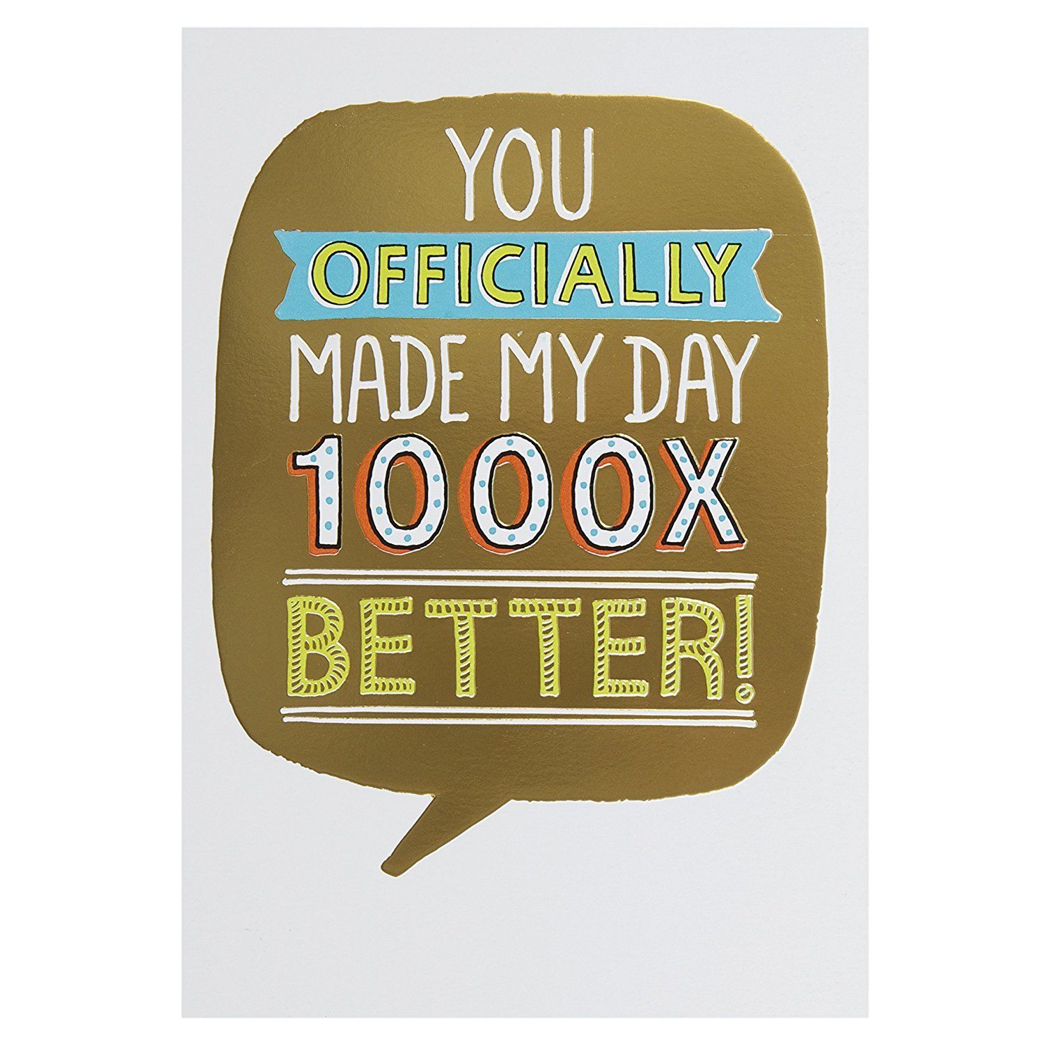 Thank You Card '1000x Better'– Shop Inc