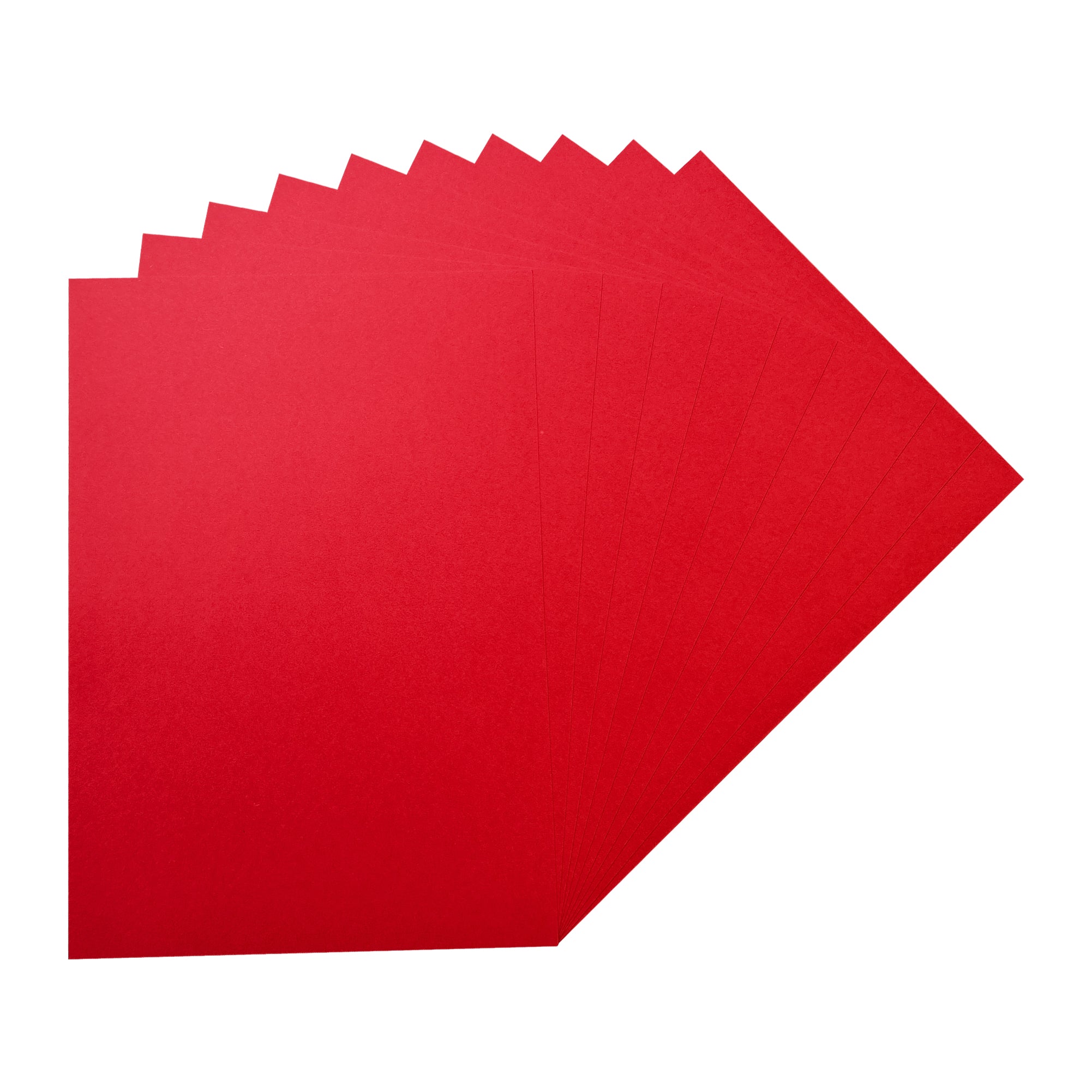 Pack of 50 A5 Red Coloured Card 160gsm Sheets– Shop Inc