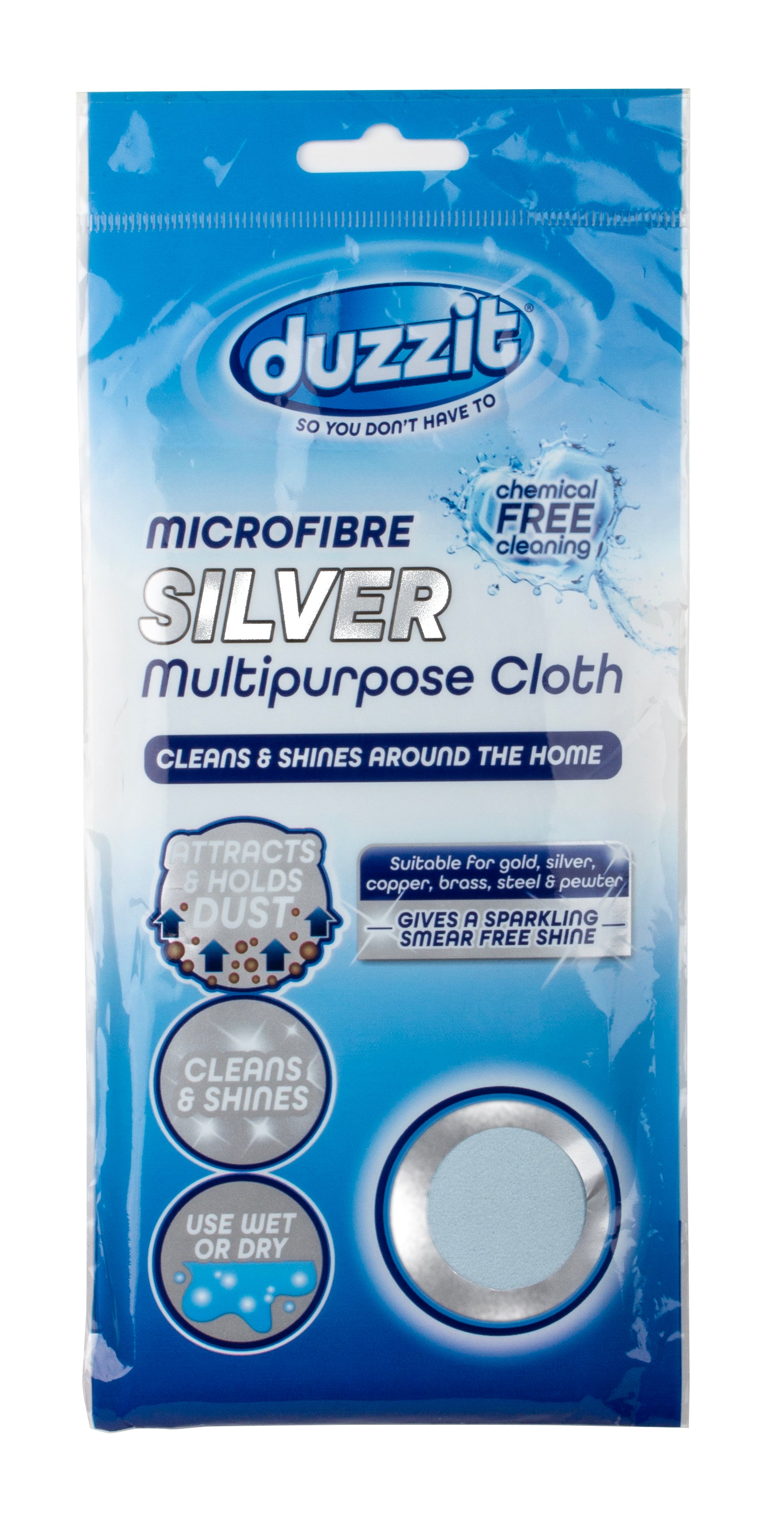 Duzzit Microfibre Silver Polishing Cloth– Shop Inc