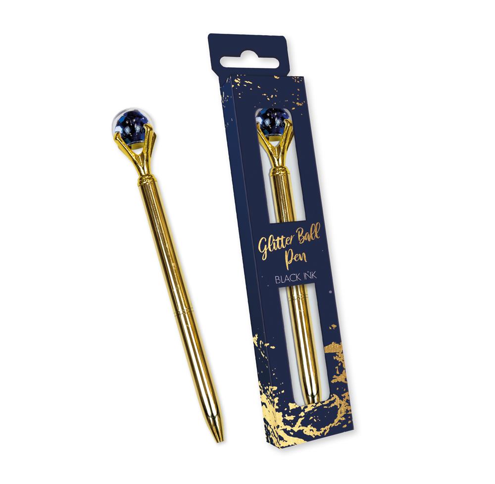 Jewel Glitter Ball Pen From The Opulent Geo Collection– Shop Inc