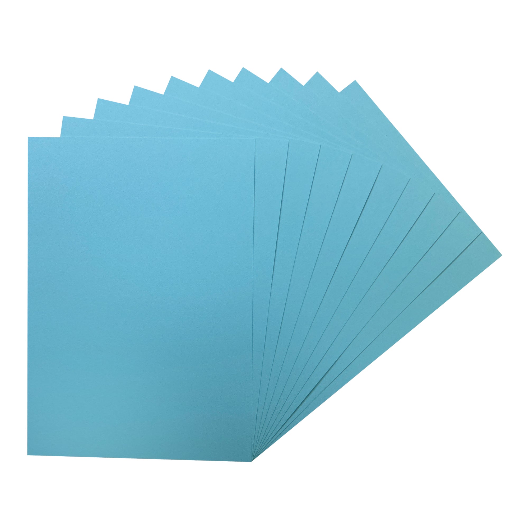 Pack of 500 A5 Light Blue Coloured Card 160gsm Sheets– Shop Inc
