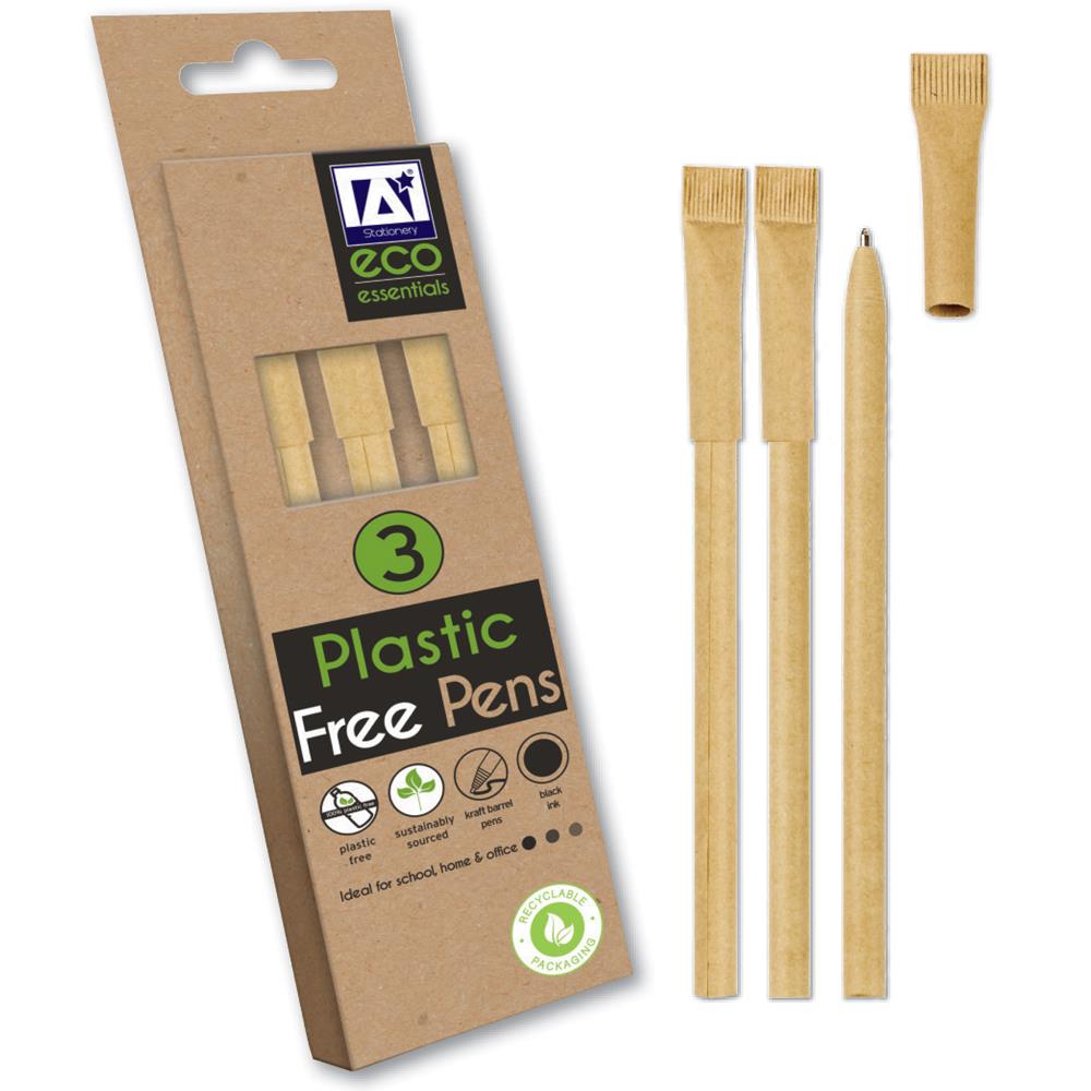 Pack of 3 ECO Friendly Plastic Free Pens– Shop Inc
