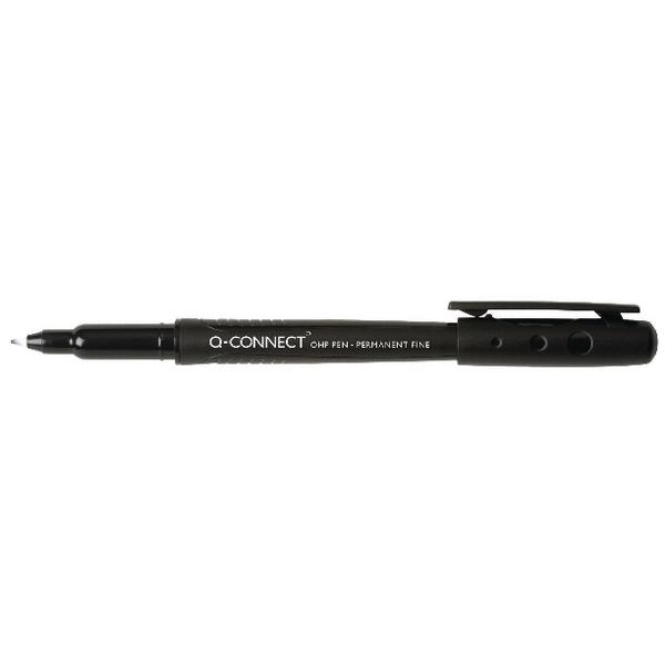 Pack of 10 OHP Permanent Fine Black Pens– Shop Inc