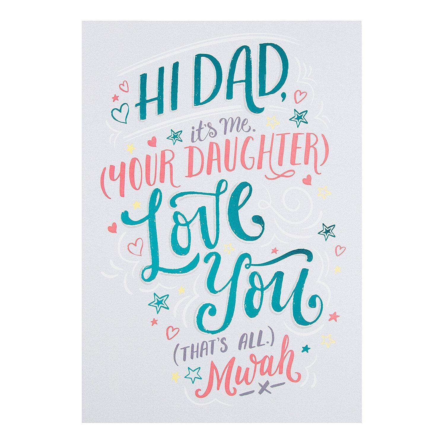 Hi Dad Father's Day Card From Daughter 'Love You'– Shop Inc