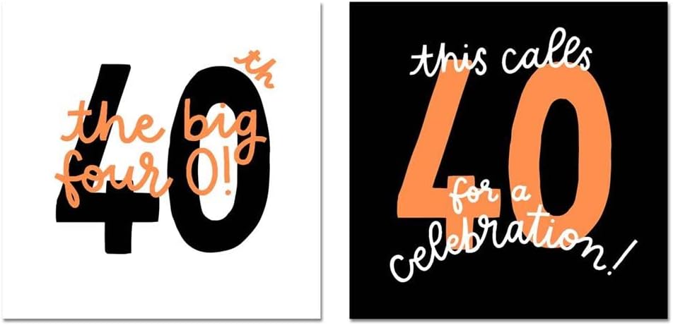 40th Birthday Free Printable Cards