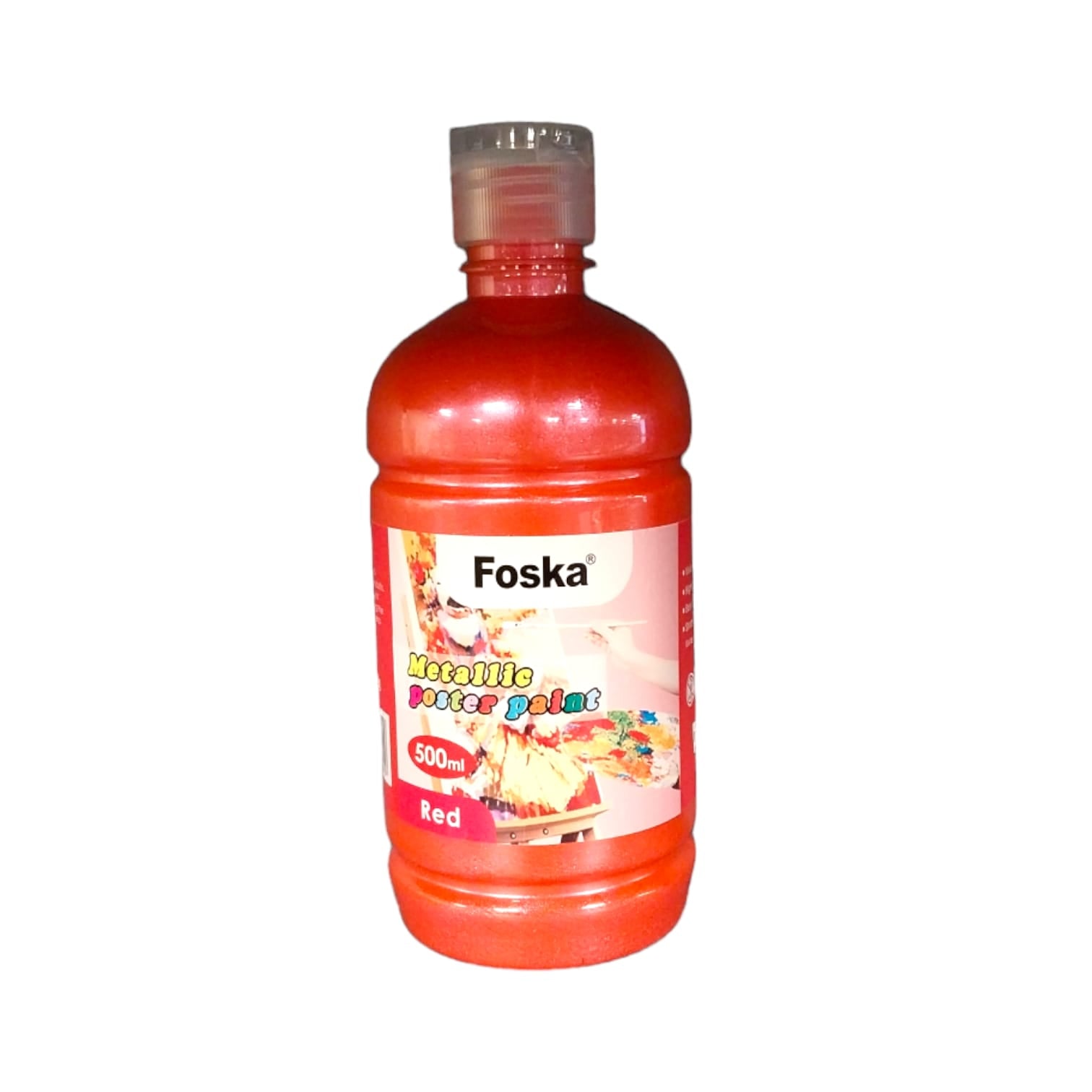 500ml Red Metallic Poster Paint– Shop Inc