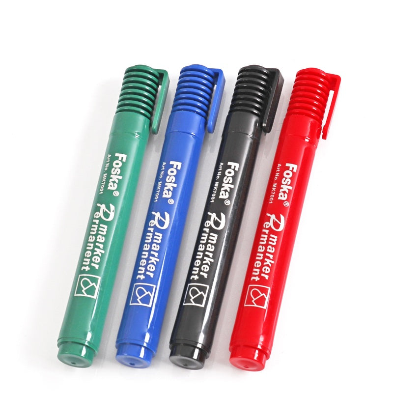 Pack of 12 Green Bullet Point Tip Permanent Markers– Shop Inc