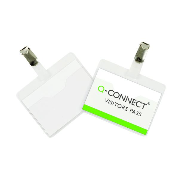 Pack of 25 Visitor Badges 60x90mm– Shop Inc