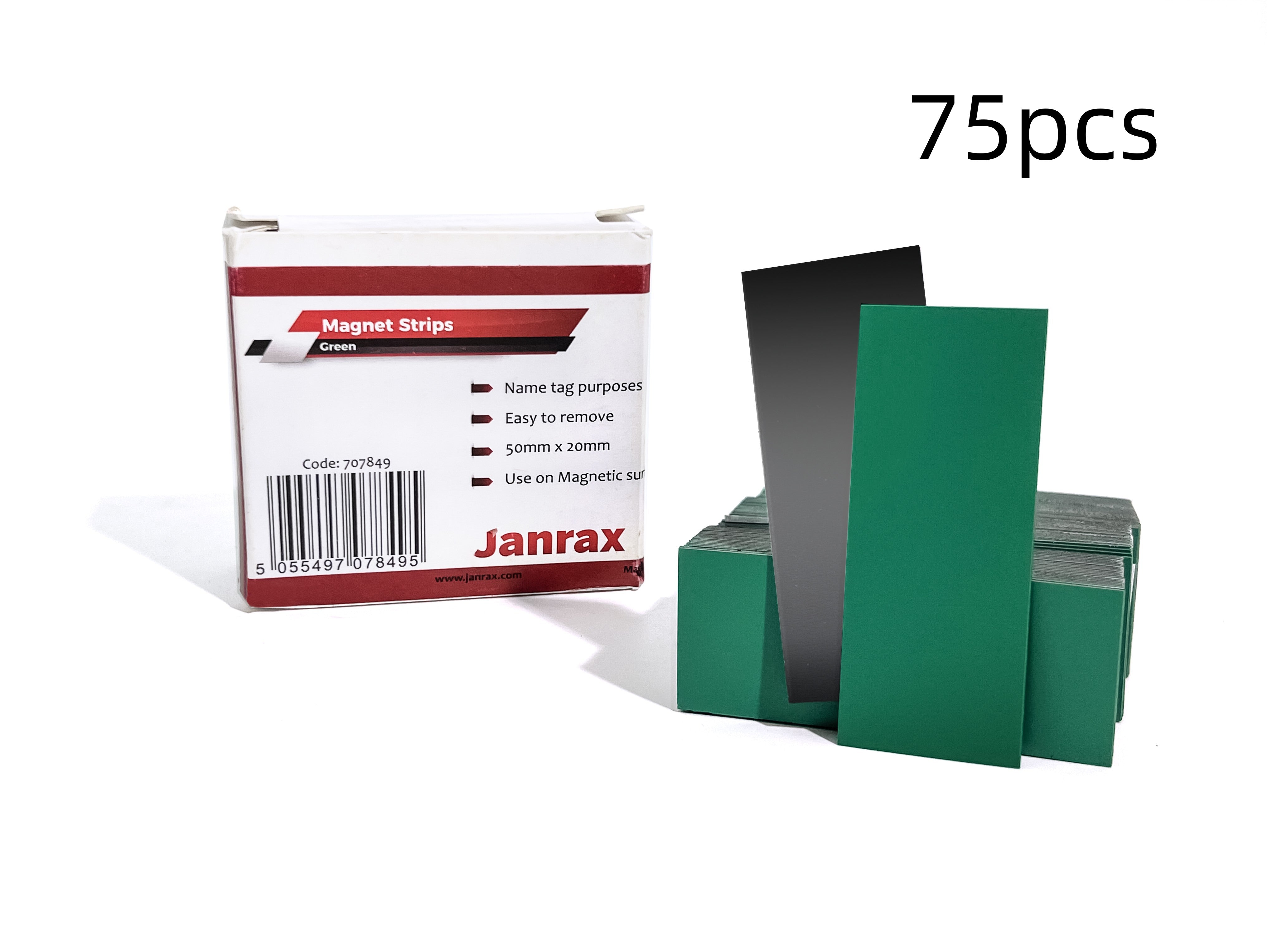 Pack of 75 Green Magnetic Strip Name Tag Labels– Shop Inc