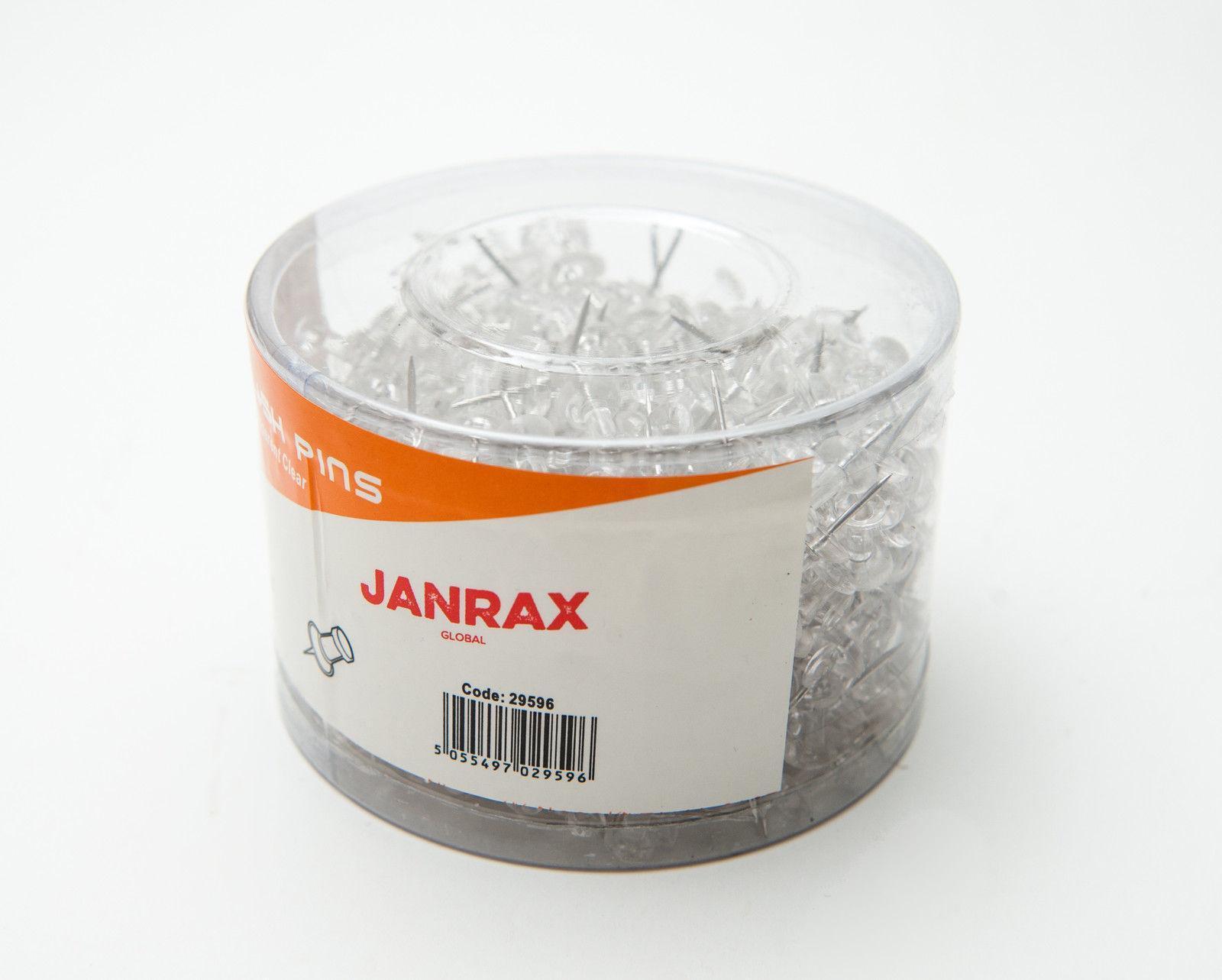 Pack of 5000 Janrax Clear Transparent Push Pins– Shop Inc