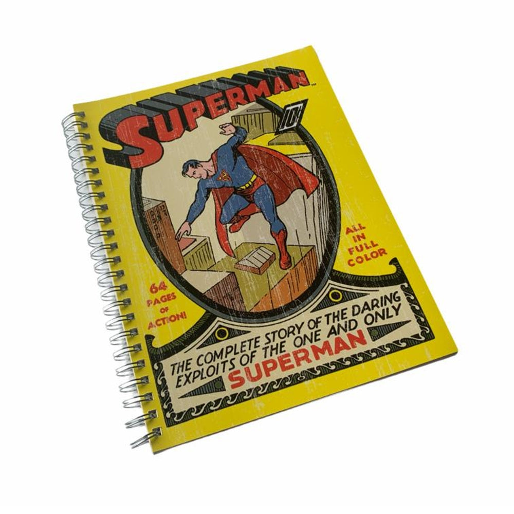 A5 Superman Comic Design Wirebound Notebook– Shop Inc
