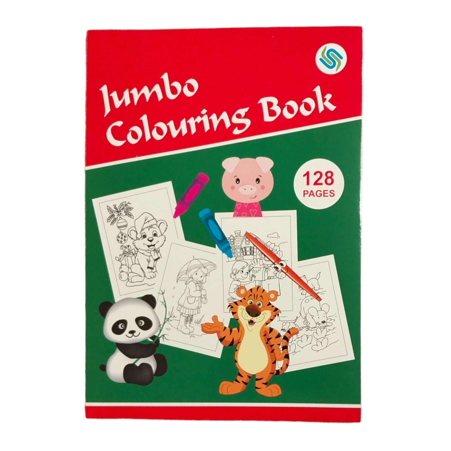 128 Pages A4 Colouring Book 210 x 297mm– Shop Inc