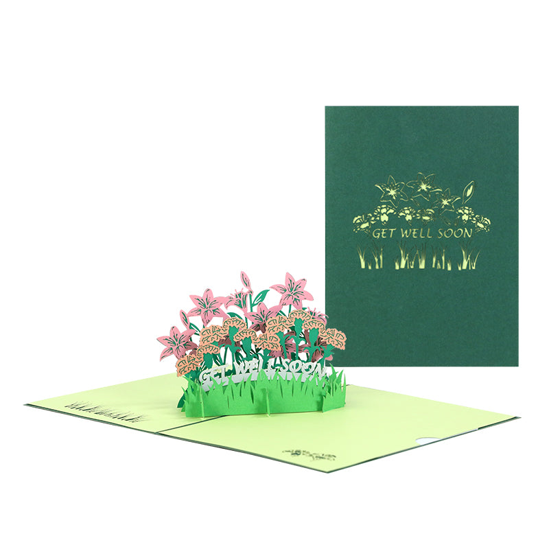 Healing Blooms 3D Pop Up Get Well Soon Card– Shop Inc