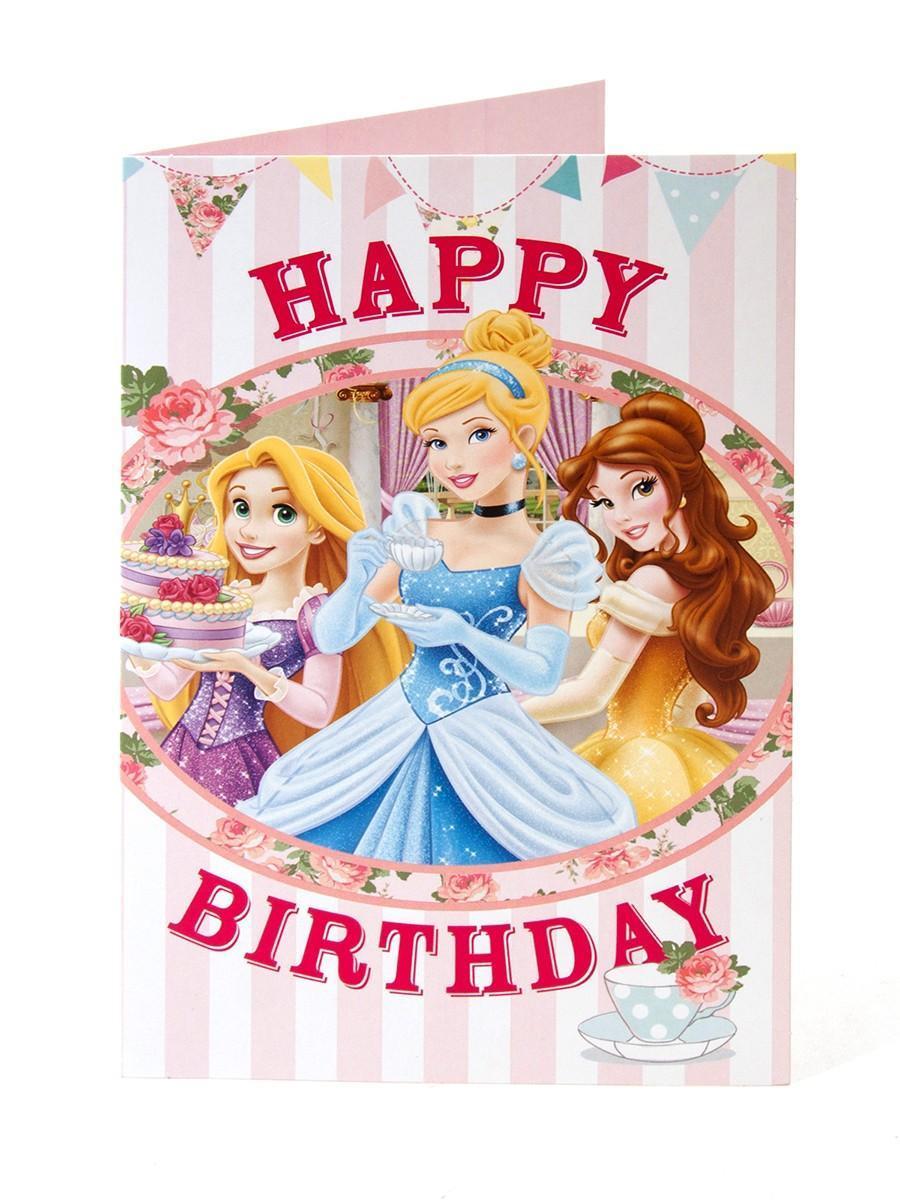 Disney Princesses Happy Birthday Card– Shop Inc