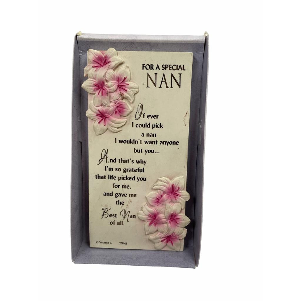 A Special Nan Timeless Words Plaque– Shop Inc
