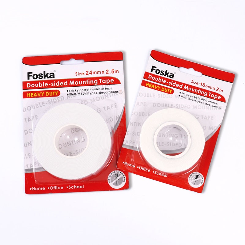 Double Sided Easy Tear Foam Mounting Tape 24mm x 2.5m– Shop Inc