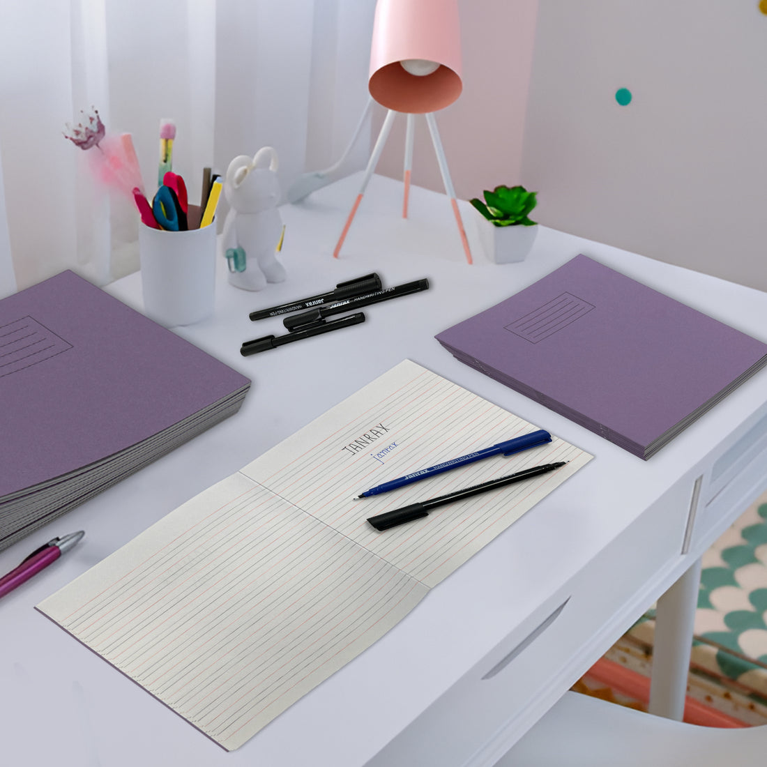 Set of 12 A4 Handwriting Books with 12 Black Handwriting Pens– Shop Inc