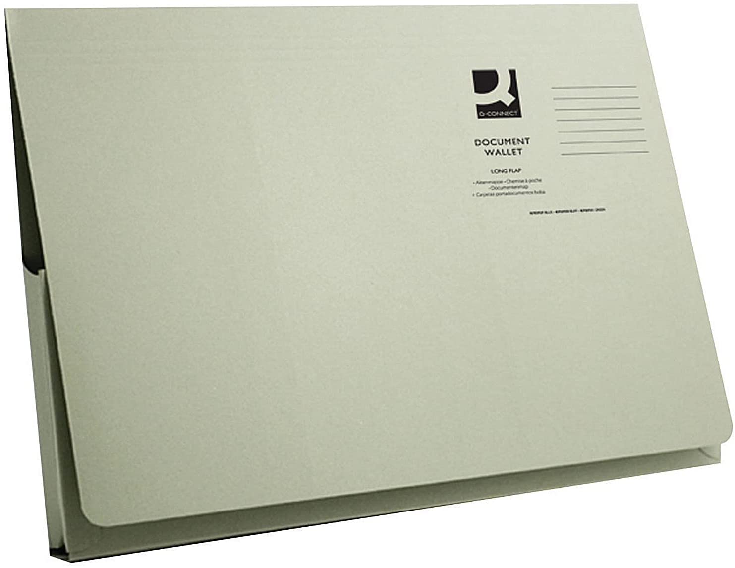 Pack of 50 Long Flap Foolscap Green Document Wallets– Shop Inc