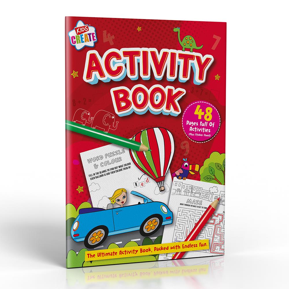 48 Pages Activity Book– Shop Inc