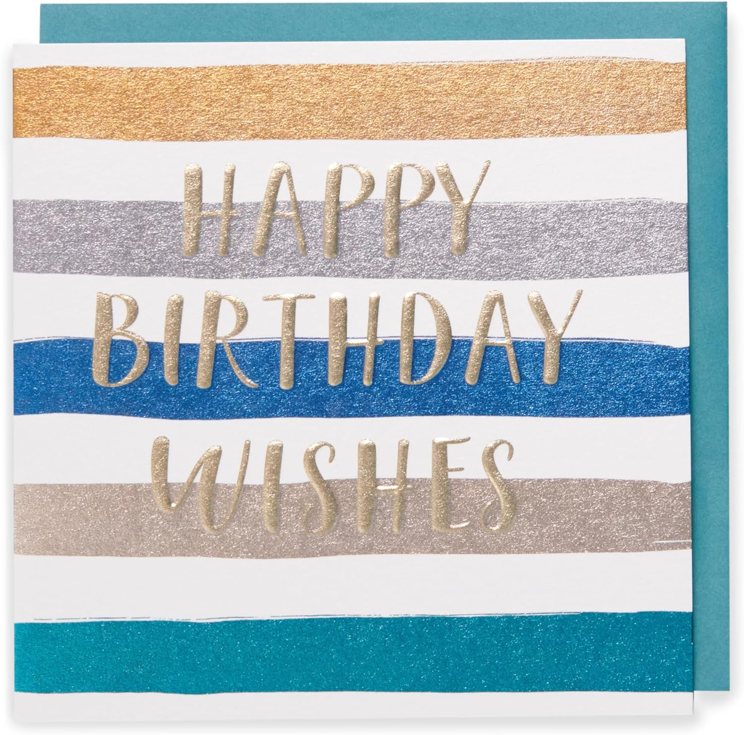 Metallic Stripes Men's Birthday Card– Shop Inc