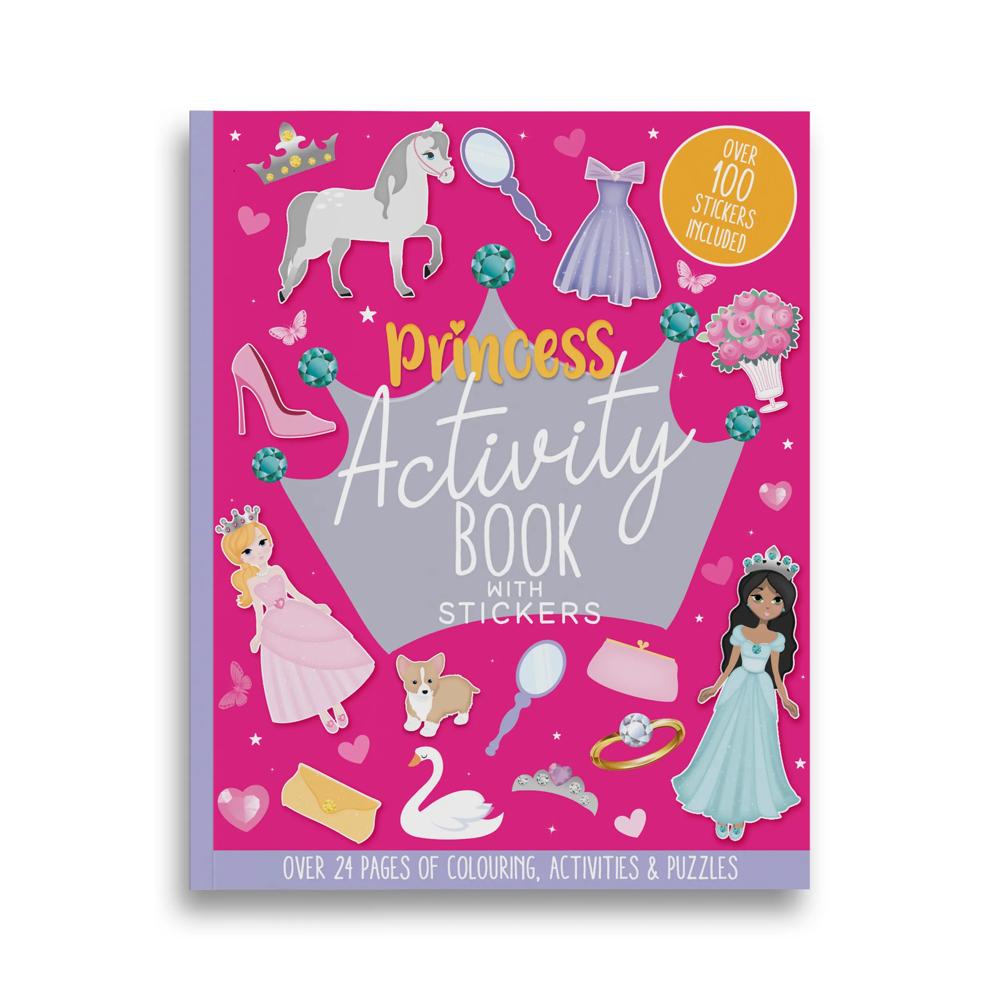 24 Pages Princess Activity Book with Stickers– Shop Inc
