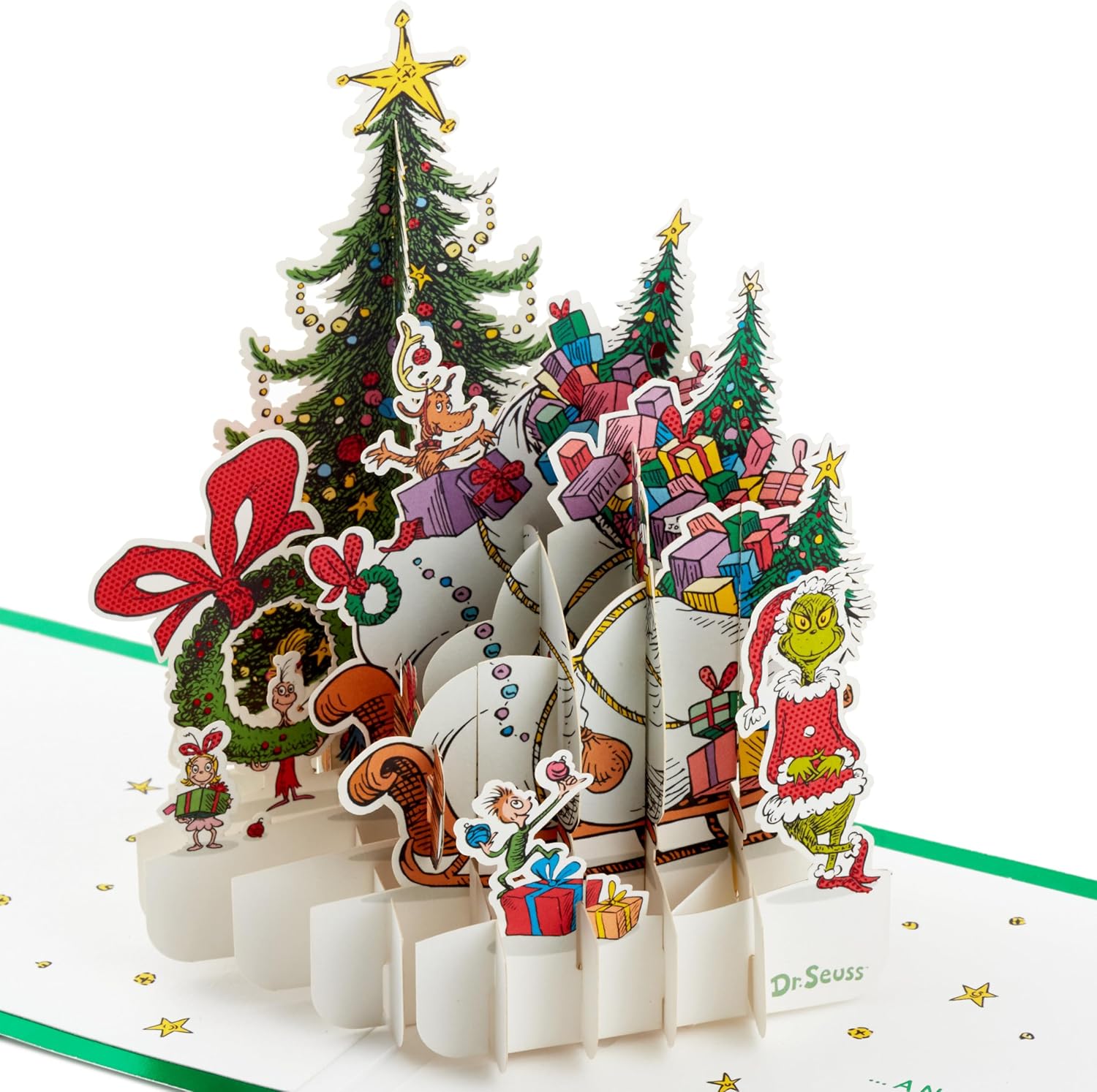Dr. Seuss Grinch Signature Paper Wonder Pop Up Christmas Card– Shop Inc