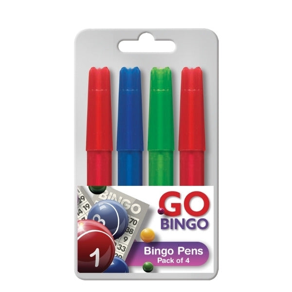 Pack of 4 Assorted Bingo Pens– Shop Inc