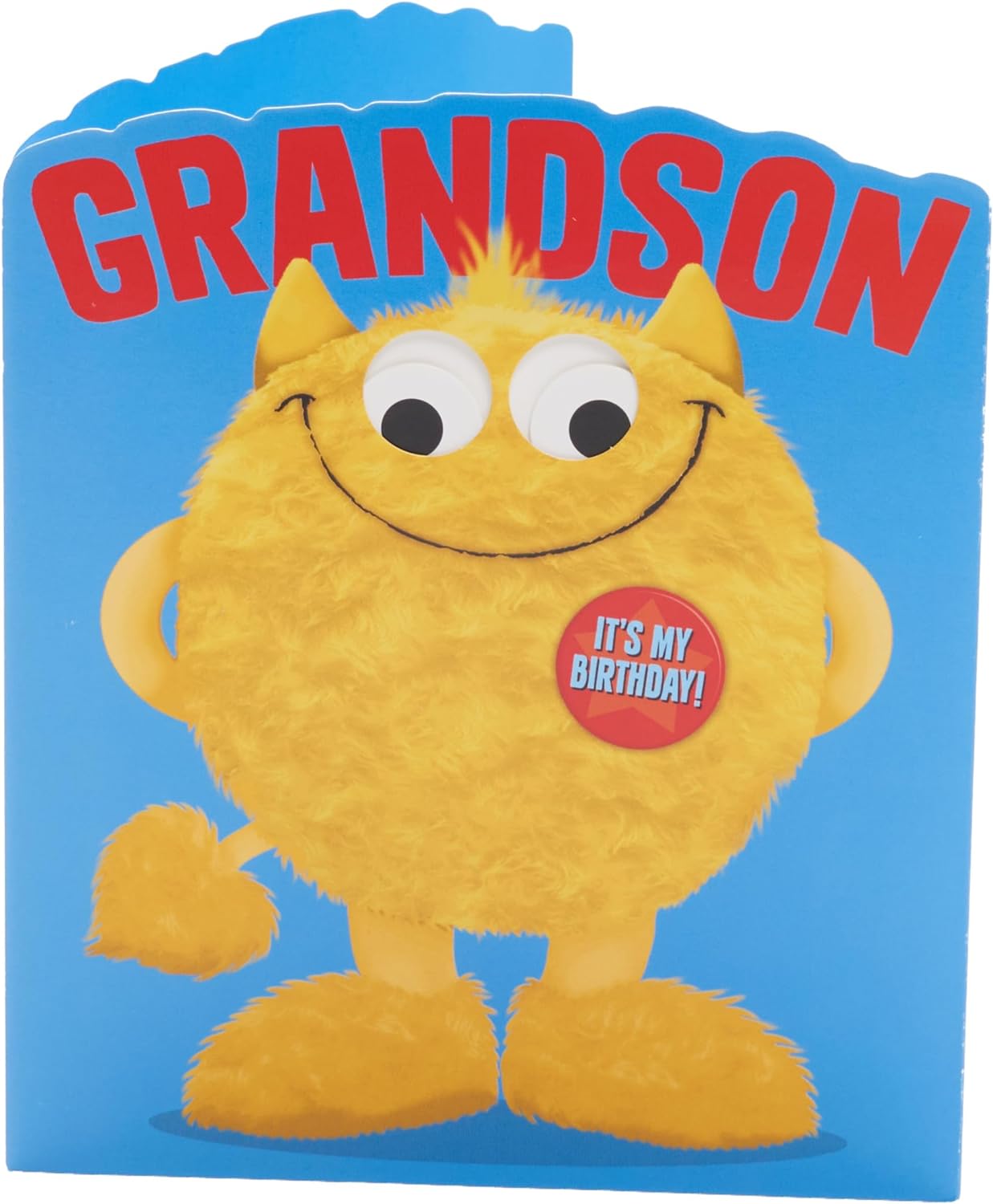 Googly Eyed Monster Design Grandson Birthday Card– Shop Inc