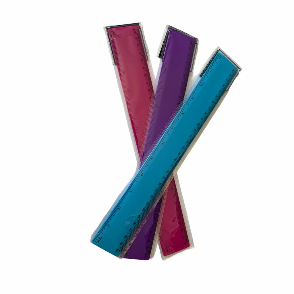 Solid Coloured 30cm Ruler– Shop Inc