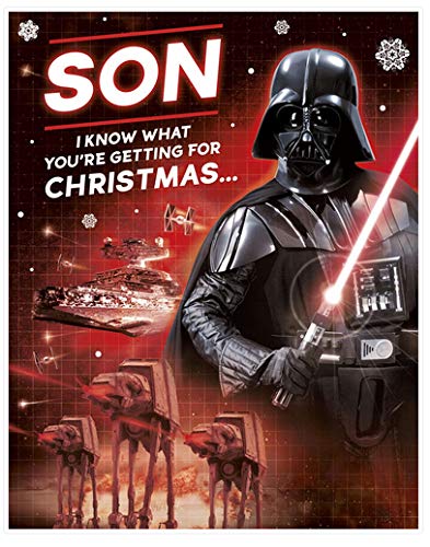 For Son Darth Vader Christmas Card Extra Large– Shop Inc