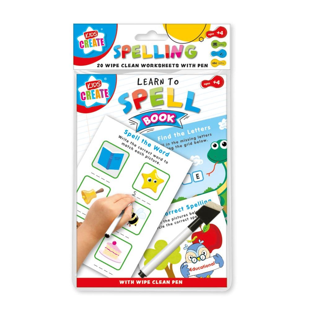 A5 Wipe Clean Spelling Book– Shop Inc
