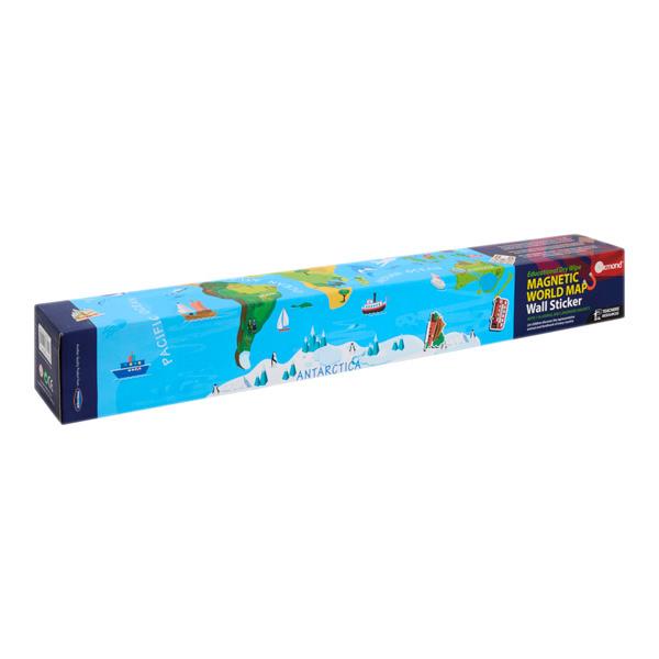 Magnetic World Map Wall Sticker by Ormond– Shop Inc