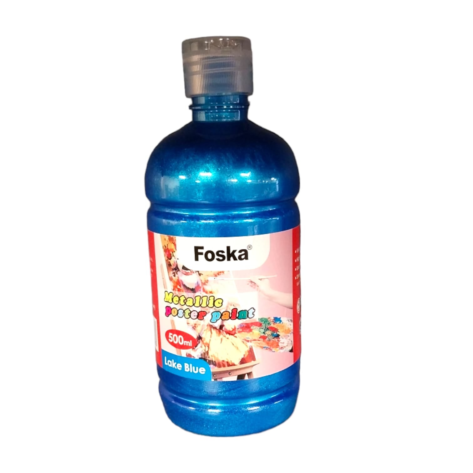 500ml Lake Blue Metallic Poster Paint– Shop Inc