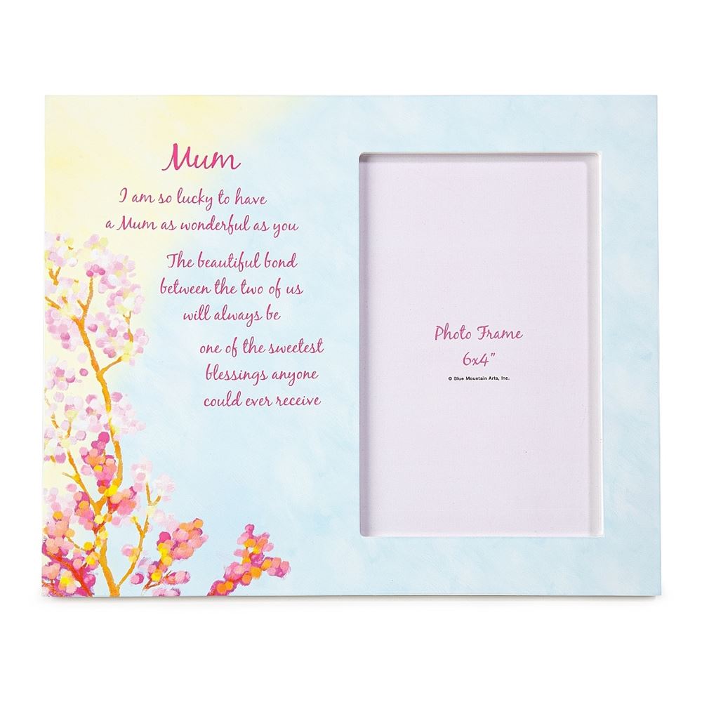 Spring Scene Keepsake Standing Mum Photo Frame with Sentimental Verse ...